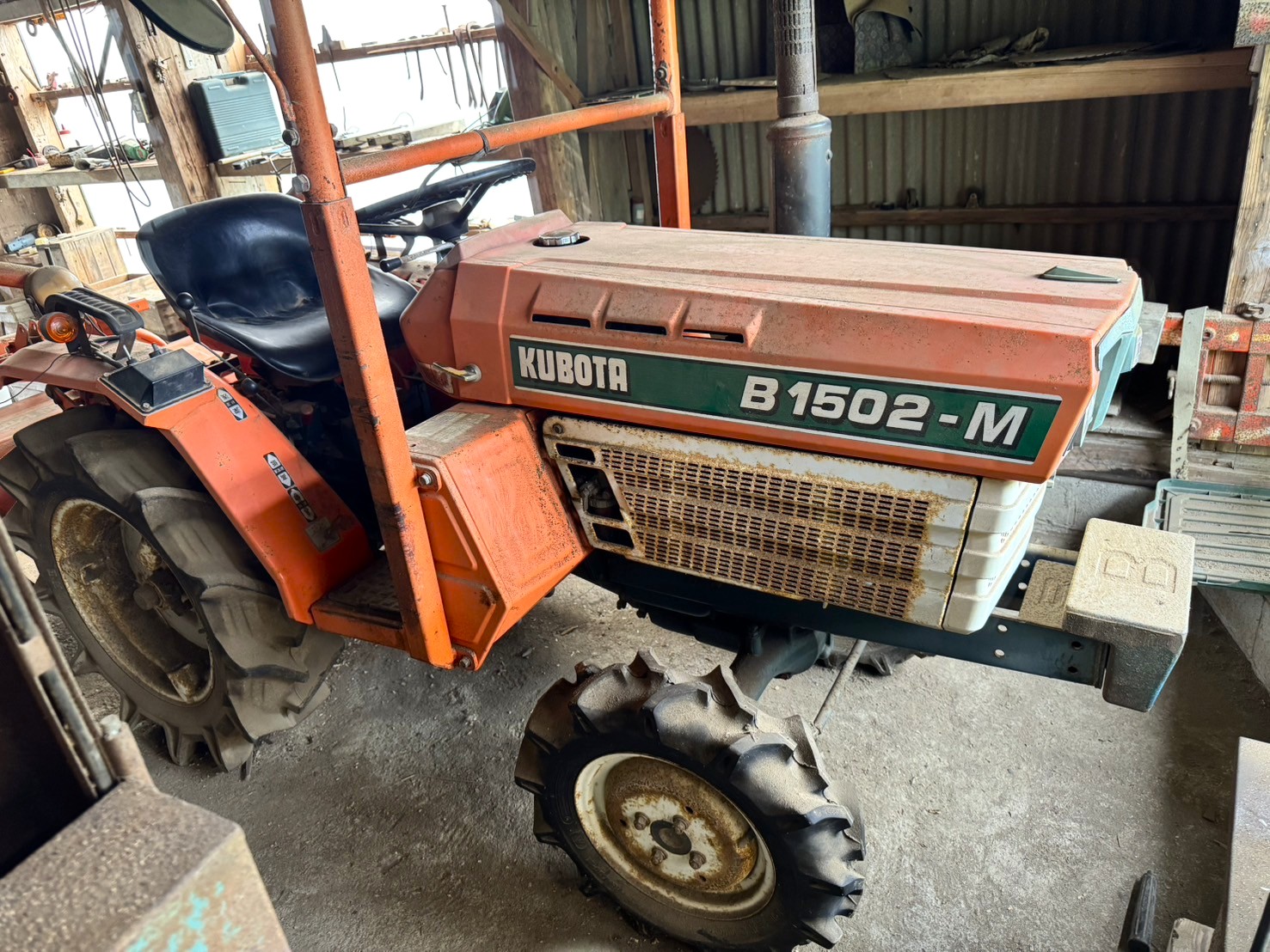 クボタトラクター B1502 | トラクター・耕運機・コンバインの高価買取｜農機具ひろば